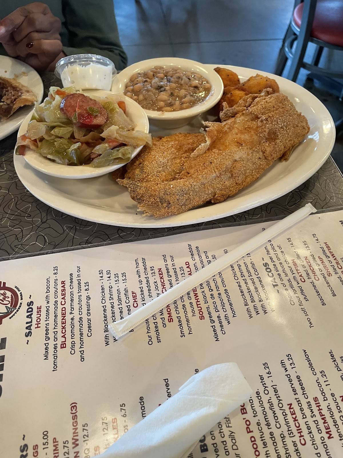 Меню Soul Fish Cafe, Джермантаун, Village Shops Dr